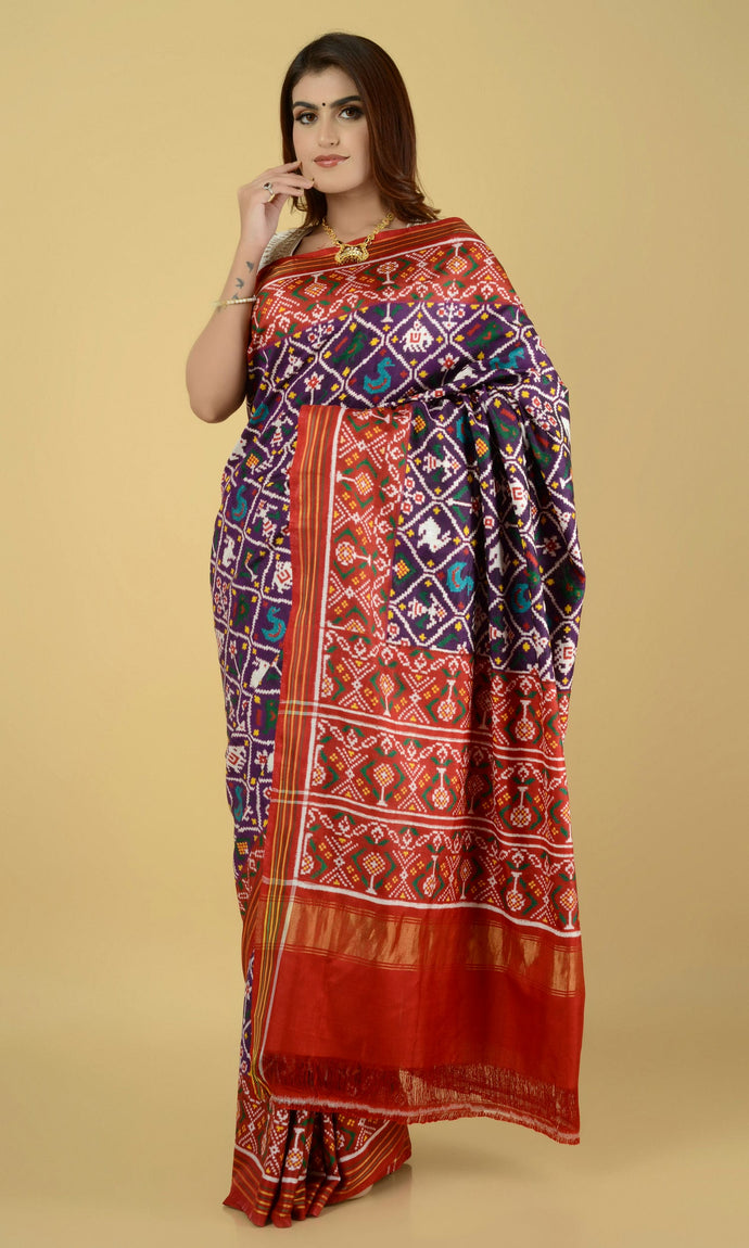 Double Ikat Patola Saree Patola Motifs – My Store